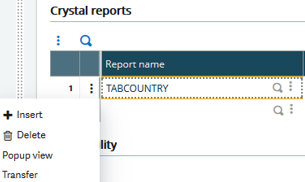 Modifying the report